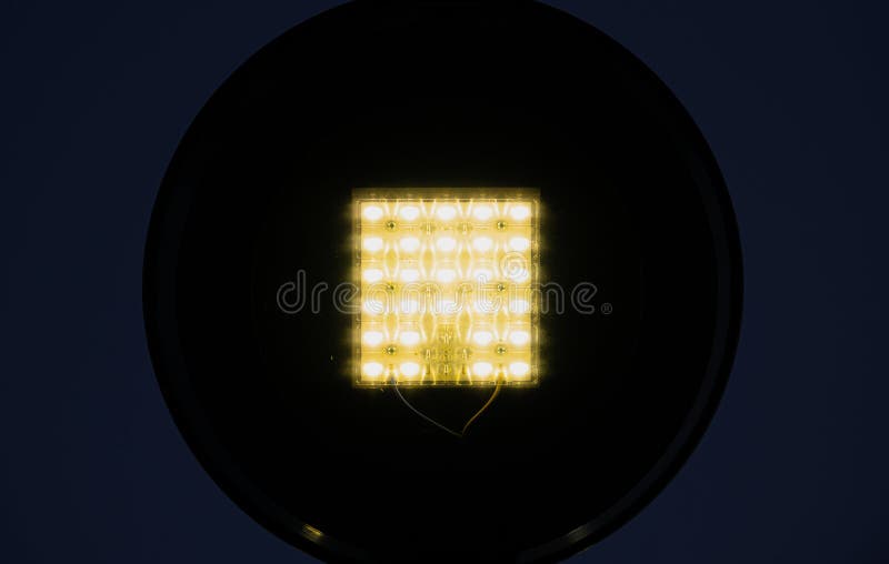 Close Up View of a LED Street Lighting Lamp Stock Image - Image of ...