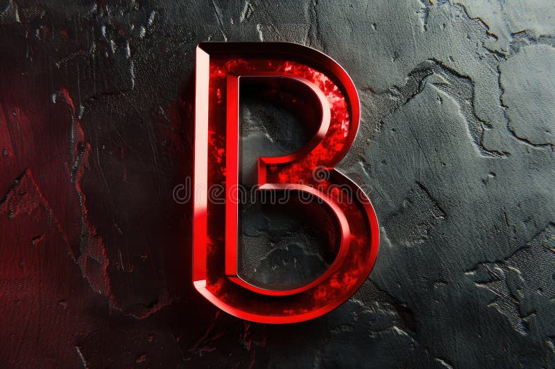 Close Up Black Red Letter B Background Stock Photos - Free & Royalty ...