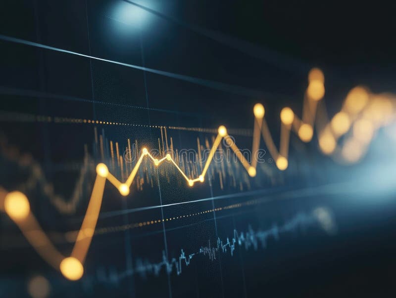 A Close-up View of a Line Graph Displayed on a Computer or Mobile ...