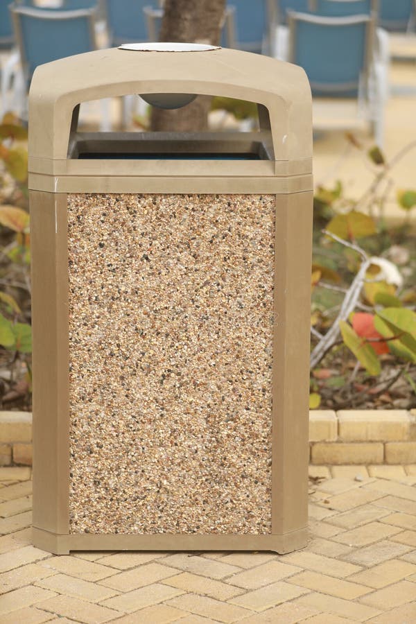 Dustbin in a amber cove stock photo. Image of collection - 291578096