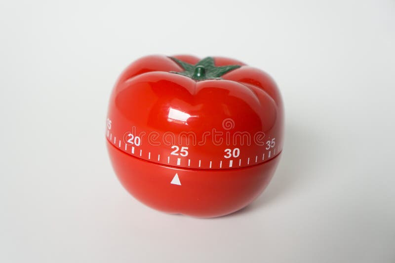 Close Up View of Mechanical Tomato Shaped Kitchen Clock Timer for ...