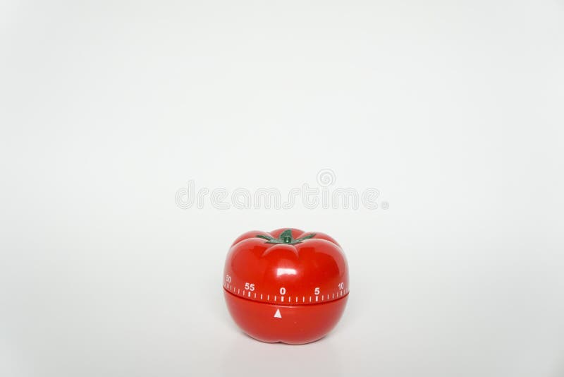 Close Up View of Mechanical Tomato Shaped Kitchen Clock Timer for ...