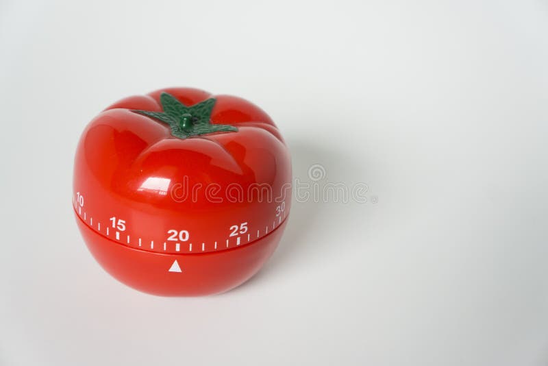 Close Up View of Mechanical Tomato Shaped Kitchen Clock Timer for ...