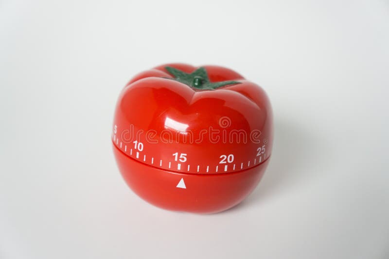 Close Up View of Mechanical Tomato Shaped Kitchen Clock Timer for ...