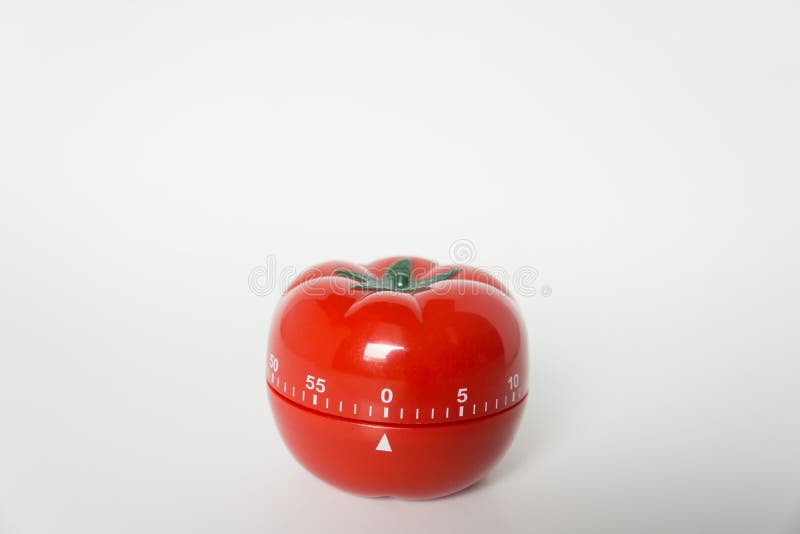 Close Up View of Mechanical Tomato Shaped Kitchen Clock Timer for ...