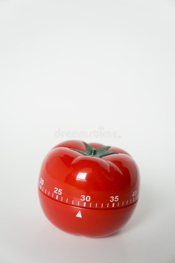Close Up View of Mechanical Tomato Shaped Kitchen Clock Timer for ...