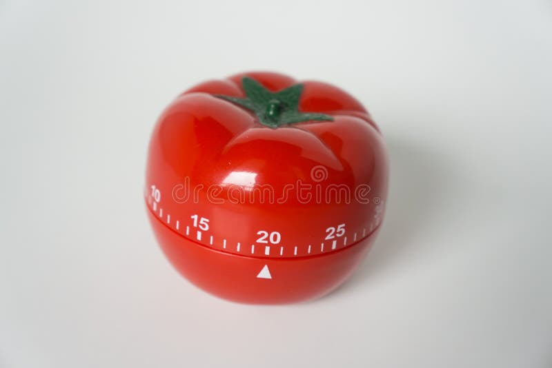 Close Up View of Mechanical Tomato Shaped Kitchen Clock Timer for ...