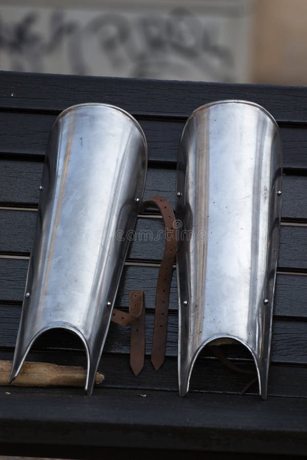 Medieval Battle Arm Plate Armor Stock Photo - Image of silves, piece ...