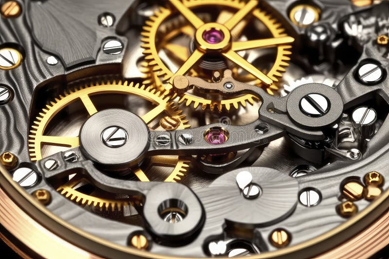 Microscopic Marvels: Magnifying the Intricate Gears of a Watch ...