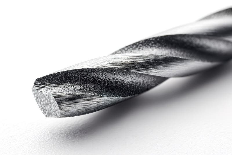Metal Drill Bit with Twisted Design Showcasing Sharp Tip and Durable ...