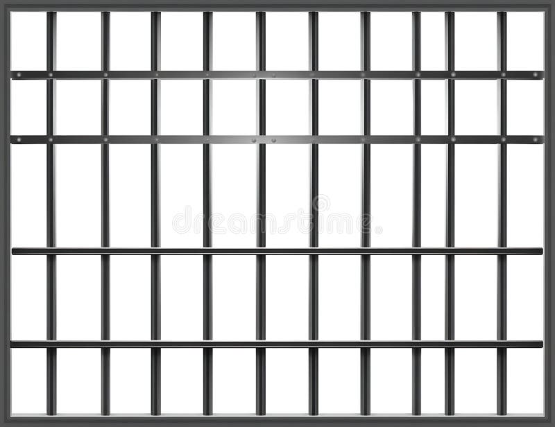 A Close-Up View of a Metal Jail Cell Bars Pattern, Imprisonment and ...