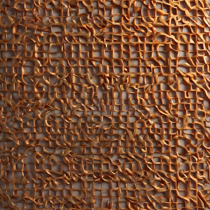 Close Up View of Metal Screen with Seamless Pattern. Generative AI ...
