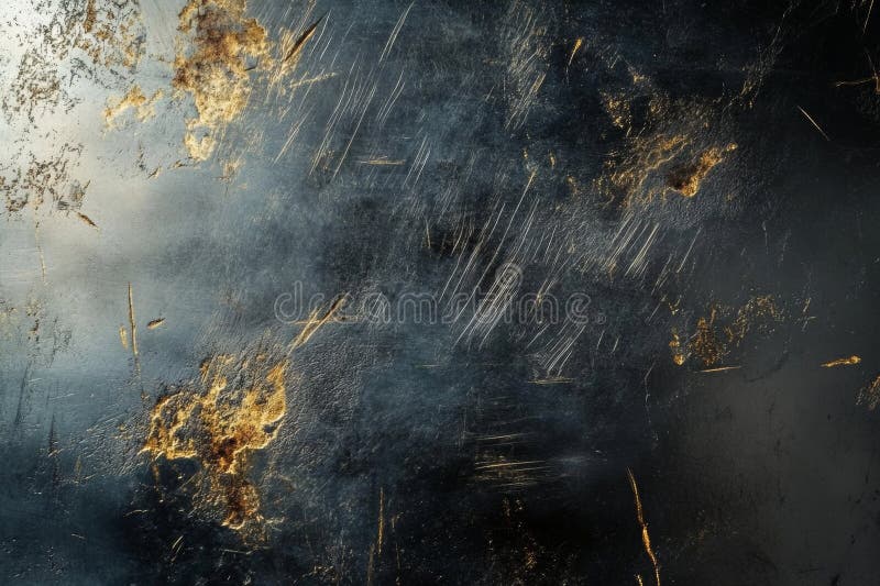 Close-up View of a Metal Surface Showcasing Realistic Scratches and ...