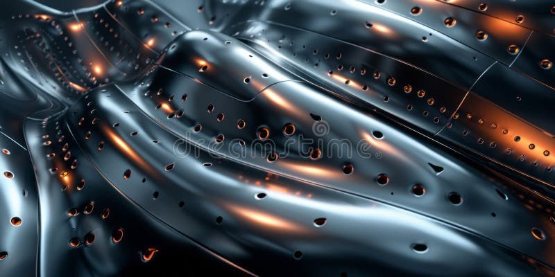 Close-up View of a Metal Surface with Small, Clustered Water Droplets ...