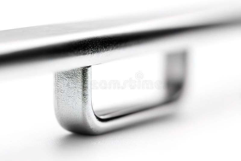 Close-up View of a Metallic Object Highlighting Its Texture and Shape ...