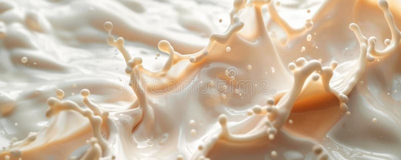 Close-Up View of Milk Texture Stock Photo - Image of pattern, freshness ...