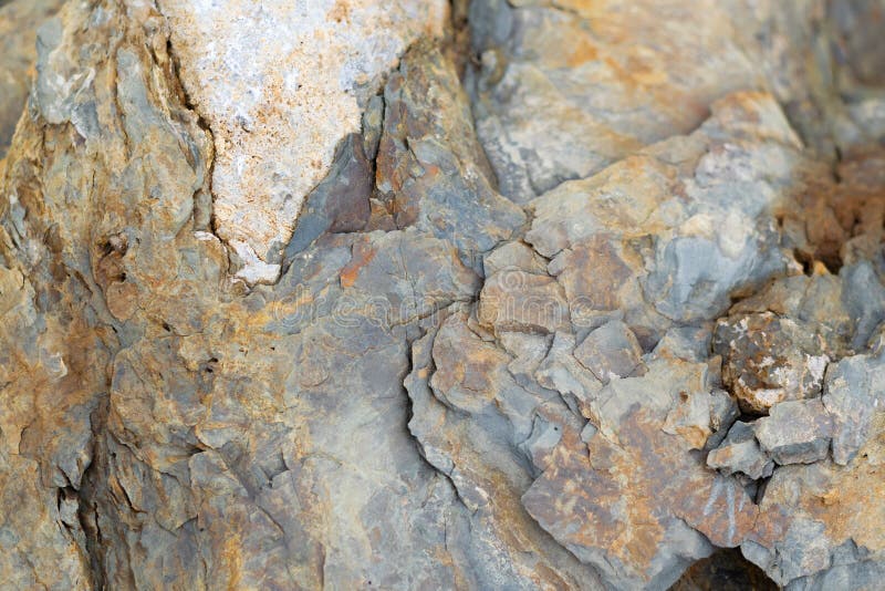 Close Up View of Mineral Rock Piece, Stone Background Stock Image ...