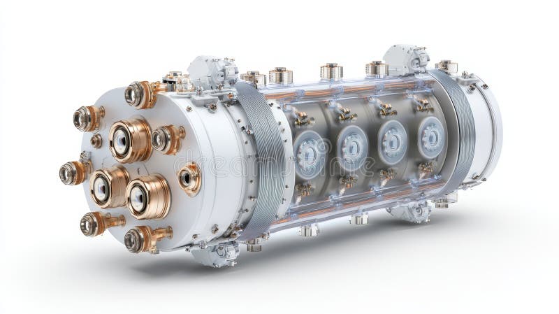 A Close-up View of a Modern Engine Component, Showcasing Intricate ...