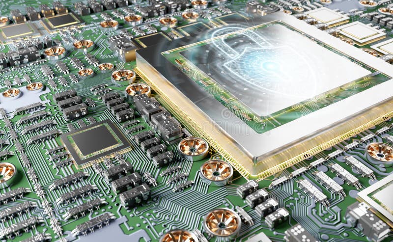 Close-up View of a Modern GPU Card with Shield Protection Stock ...