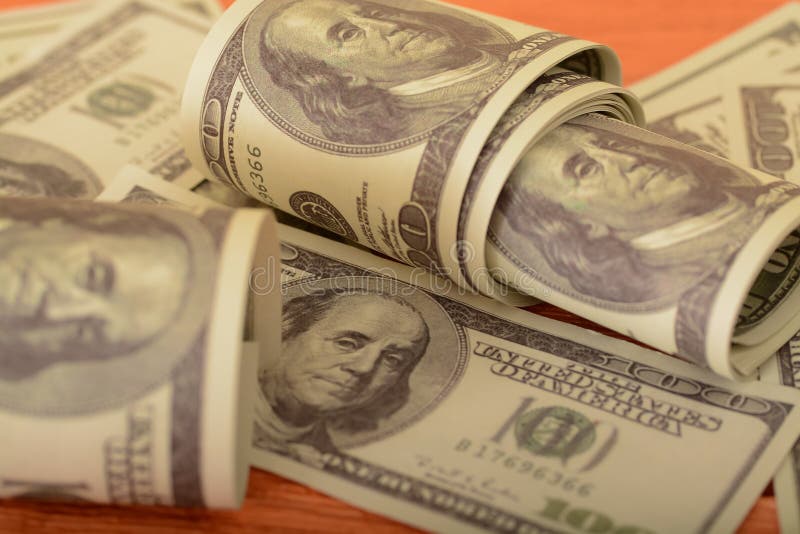 Close-up View of Money Banknotes, Exemplifying Financial Security and ...