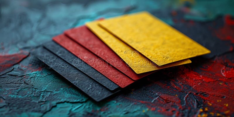 Colorful cards stock photo. Image of cardboard, object - 48677176