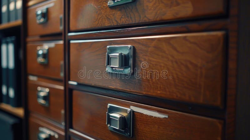 Close Up View of Multiple Drawers in a Room. Suitable for Interior ...