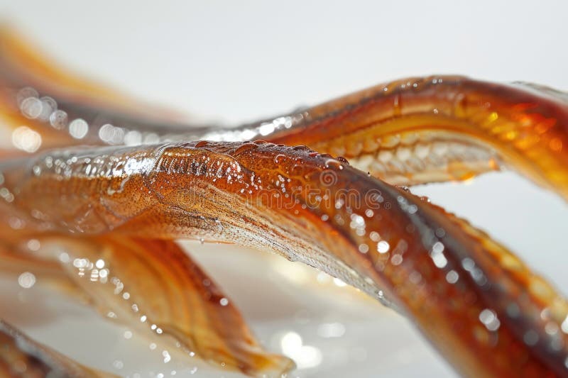 A Close-up View of Multiple Fish on a Plate Stock Image - Image of ...