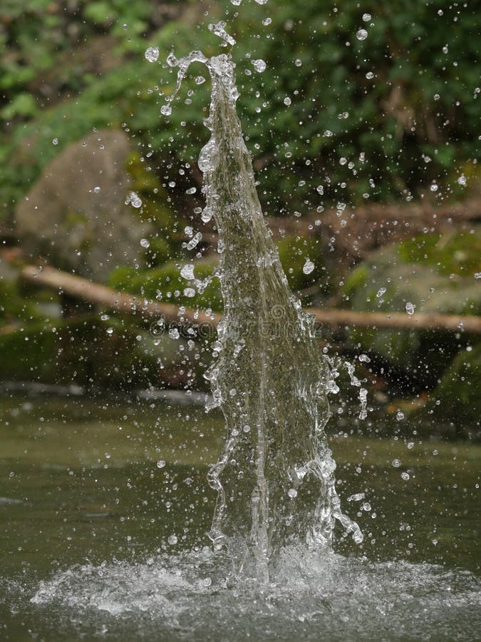 Close Up View of Natural Water Splash Stock Image - Image of daylight ...