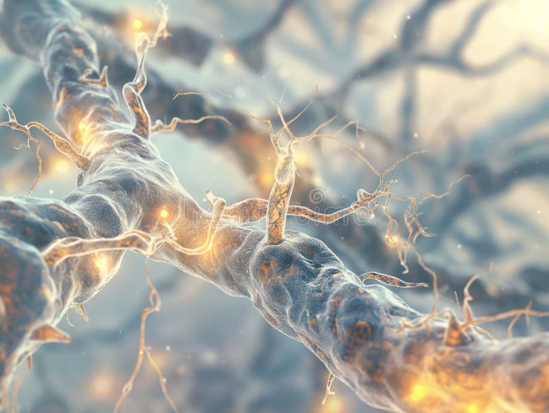 Synaptic Transmission Concept Stock Image - Image of communication ...