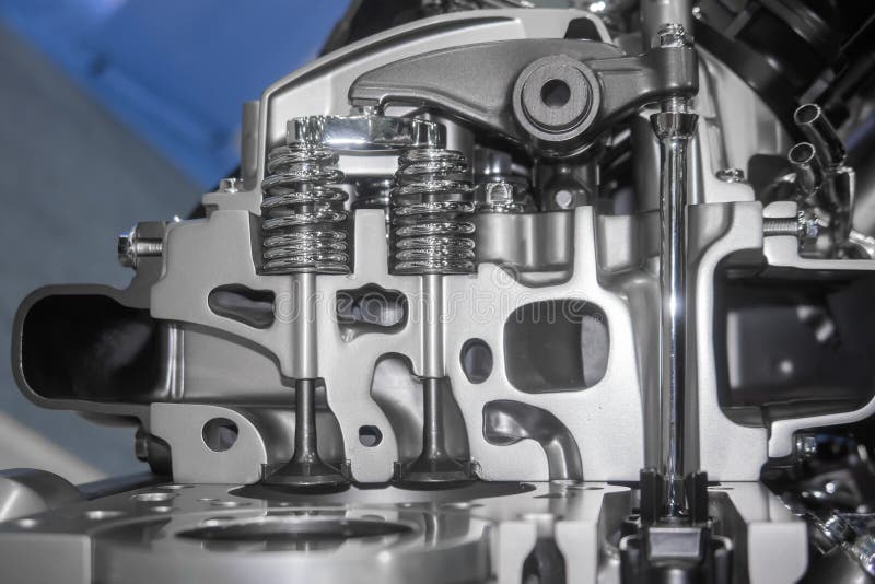 Automotive Engine Parts,Bike Engine Part Stock Image - Image of bike ...