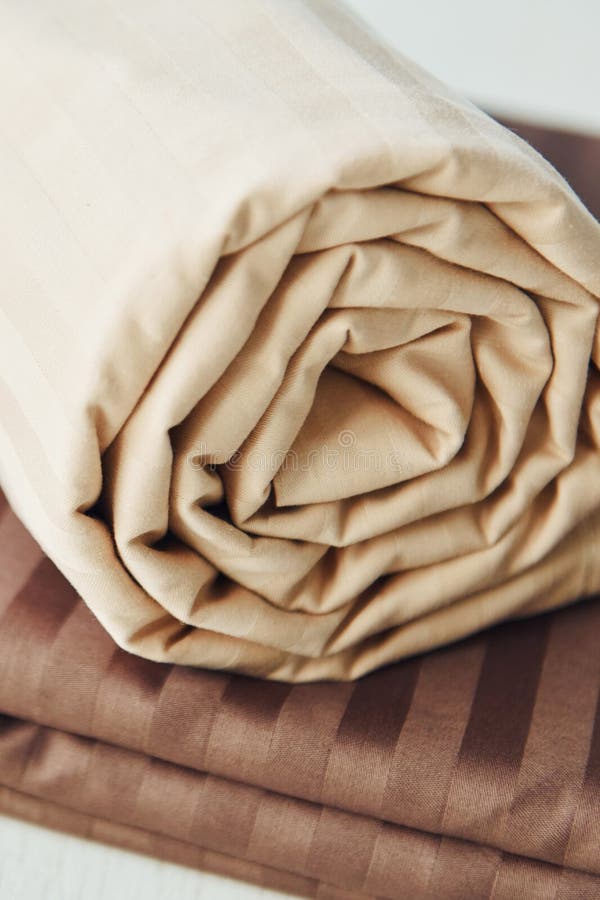 Close Up View of New Bedroom Clothes that Lying Down Stock Photo ...