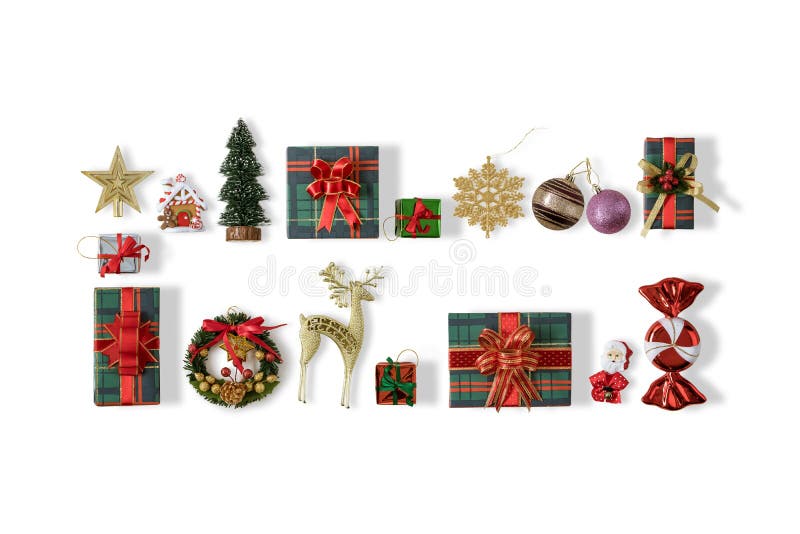 Close Up View of Nice Christmas Theme Objects Stock Photo - Image of ...