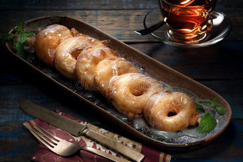 Close Up View of Nice Fresh Doughnuts Stock Image - Image of gourmet ...