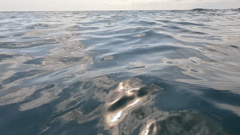 Ocean Waves Water Surface Reflection Stock Footage - Video of surface ...