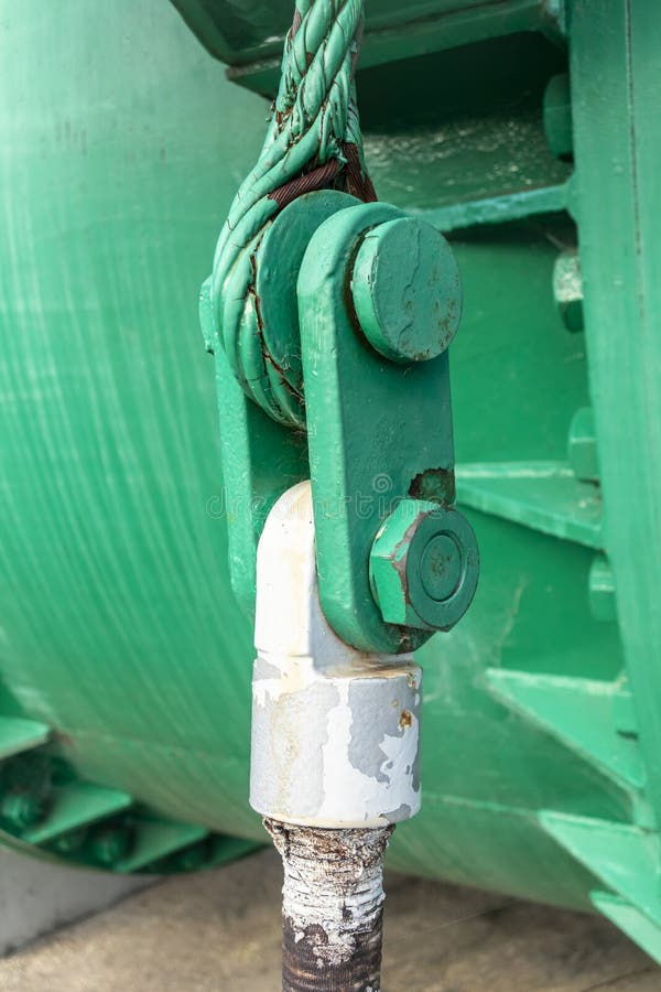 Steel Shackle in Stone stock image. Image of international - 77673771