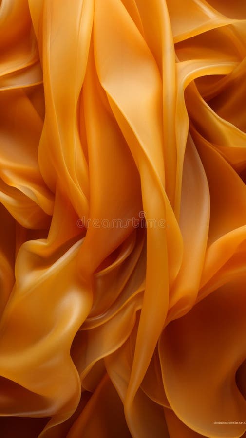 A Close Up View of an Orange Fabric Stock Illustration - Illustration ...