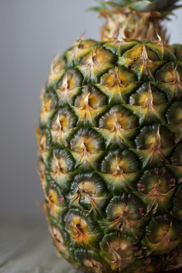 Close Up View of Organic Pineapple Stock Photo - Image of nature, carbs ...