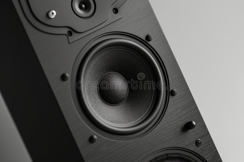 Close Up View of a Pair of Speakers. Perfect for Any Music-related ...