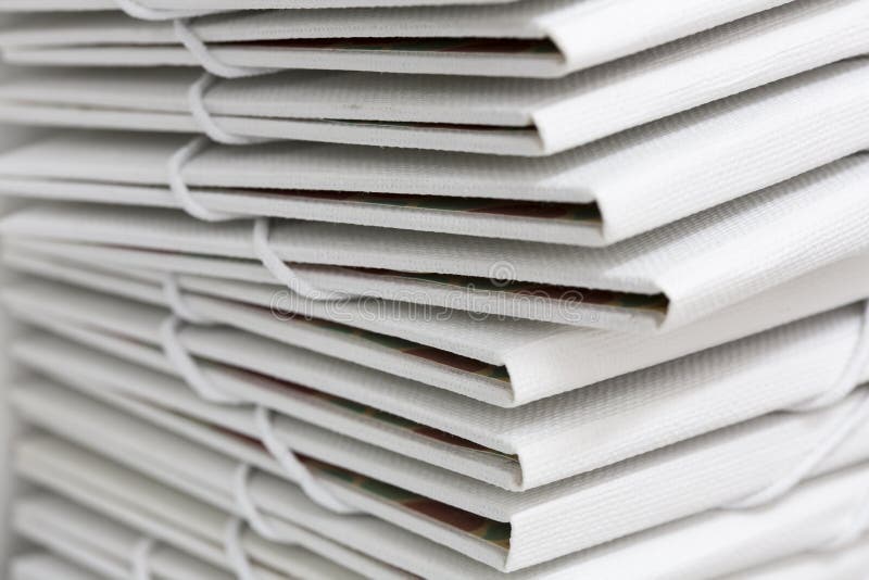 Close Up View at the Papers Stock Image - Image of school, book: 61943115