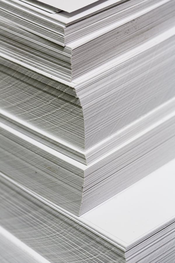 Close Up View at the Papers Stock Photo - Image of collection, hardback ...