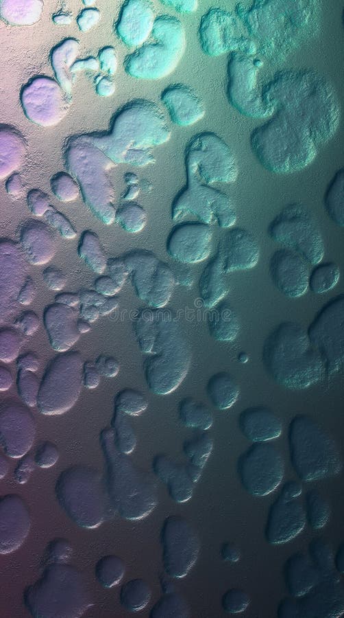 Close-up View of a Patterned Surface, Exhibiting a Unique Relief Effect ...