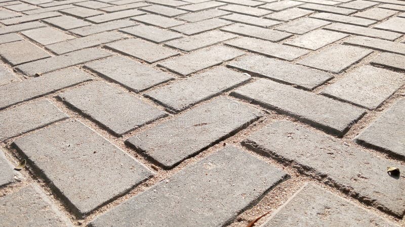 Close Up View of the Paving Block Surface Stock Image - Image of ...