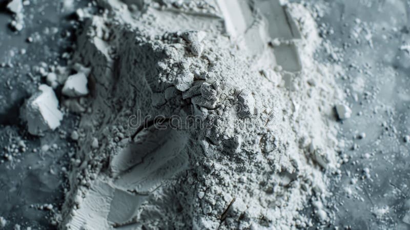 Close Up View of a Pile of Cement, Suitable for Construction Projects ...