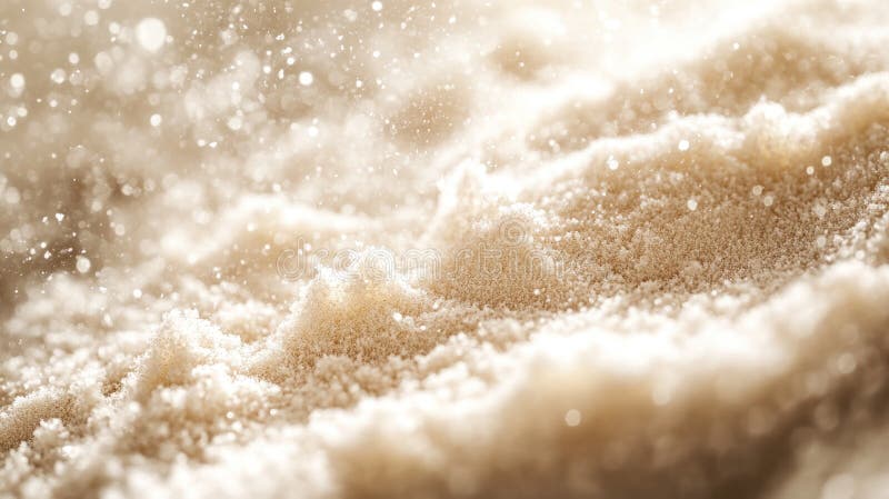 A Close-up View of a Pile of Sand with Small Details Visible Stock ...