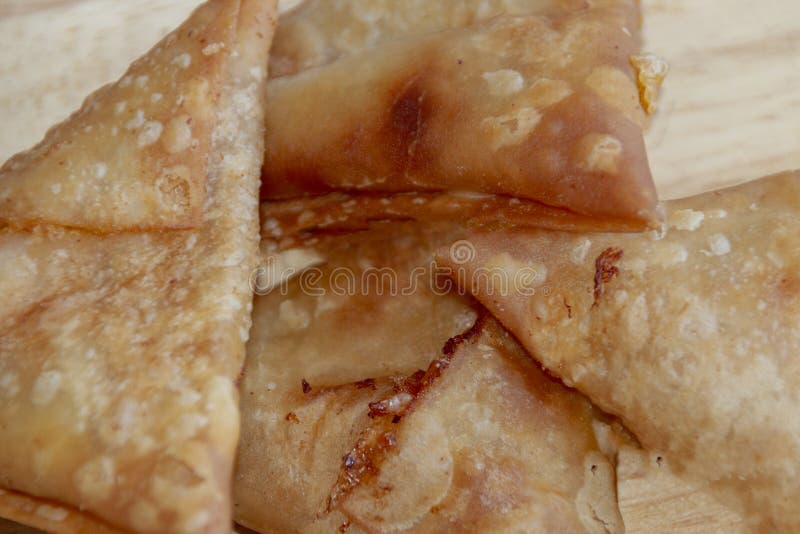 A pile of Samosas stock photo. Image of meat, hung, delicious - 146312850