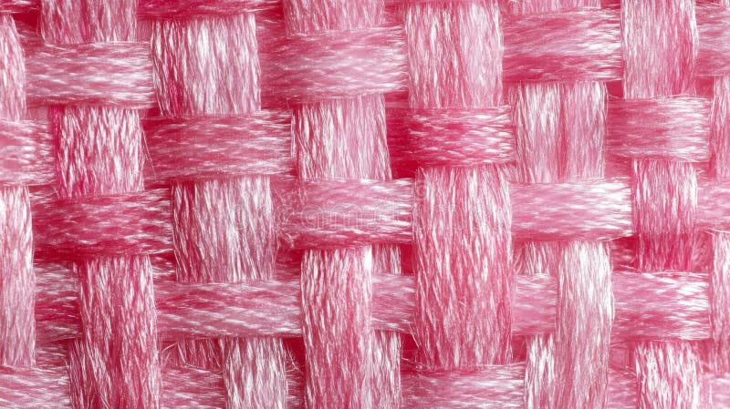 Close Up View of Pink Fabric Weave Texture Stock Illustration ...
