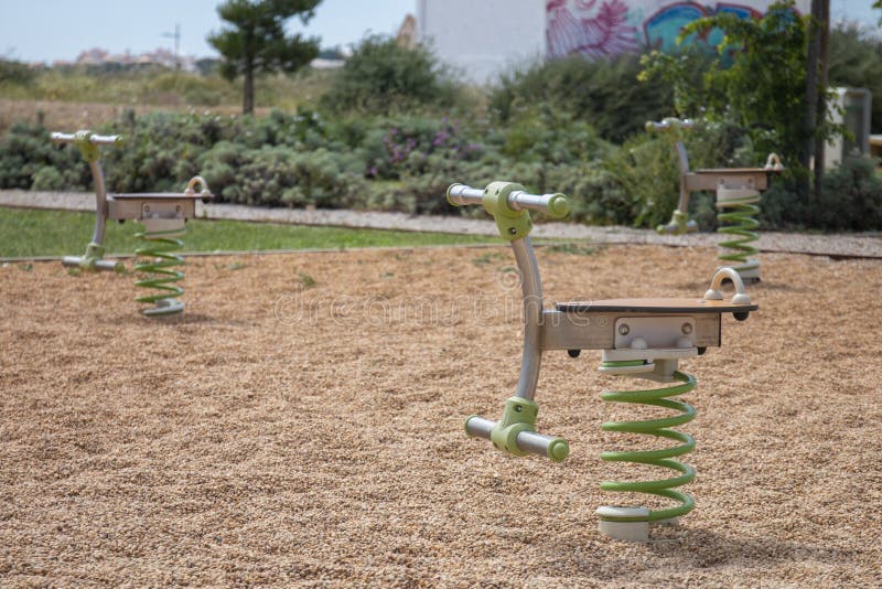 Playground spring toy stock image. Image of park, spring - 119019147