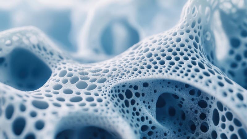 Intricate Patterns of Porous Material in Science Stock Illustration ...