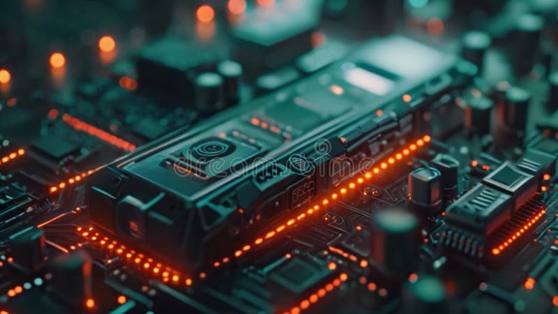 Portable Lab-on-a-Chip Device with Real-Time Analysis Stock Video ...