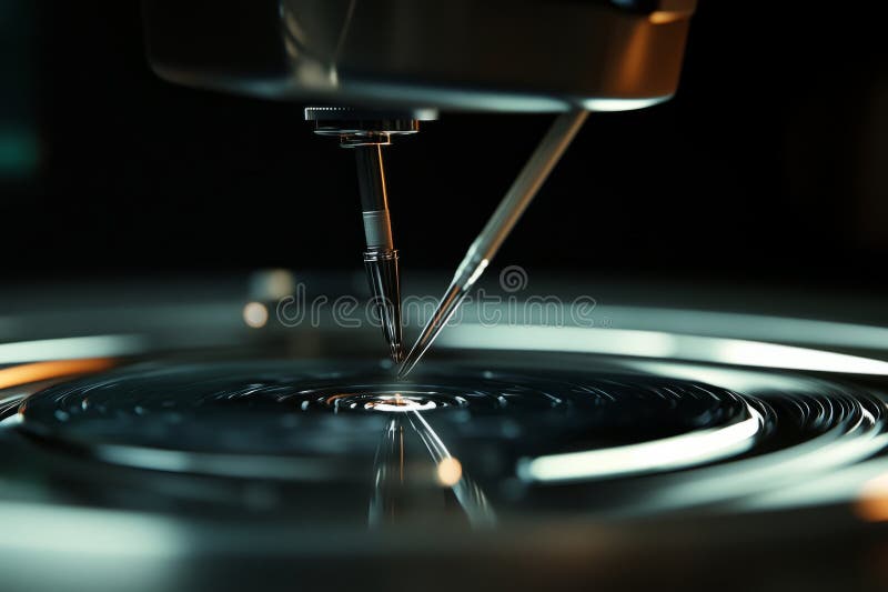 Precision Instrument Creating Ripples in Liquid Surface with Intricate ...